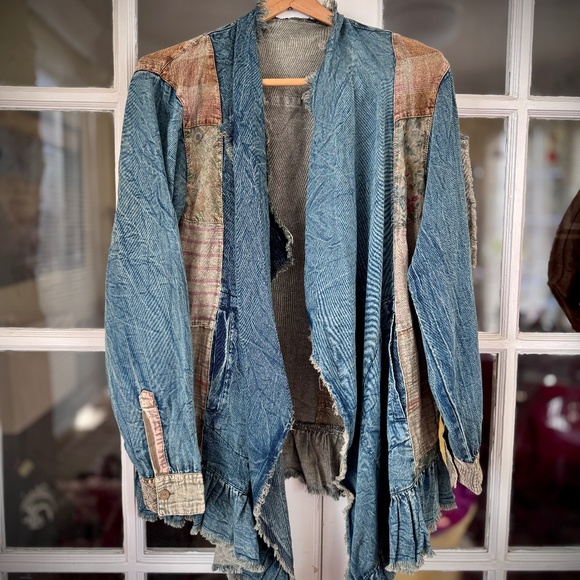 Young Threads | Jackets & Coats | Nwt Young Threads Patchwork Denim ...